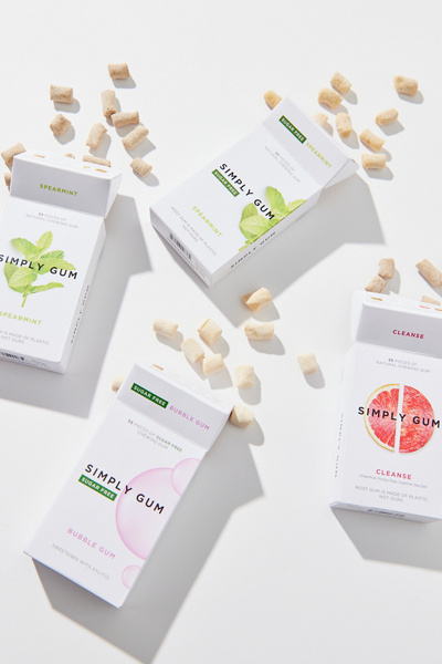 Simply Gum Assorted Natural Chewing Gum 4-Pack | Urban Outfitters