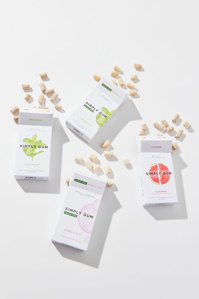 Simply Gum Assorted Natural Chewing Gum 4-Pack | Urban Outfitters