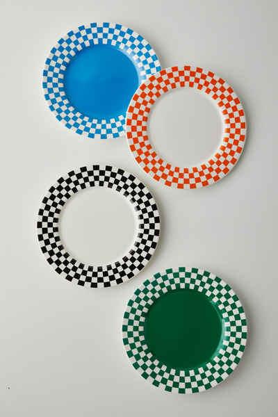 Checker Deli Plate | Urban Outfitters