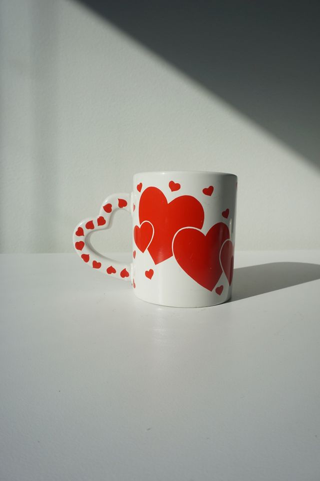 Vintage Heart Handle Mug | Urban Outfitters