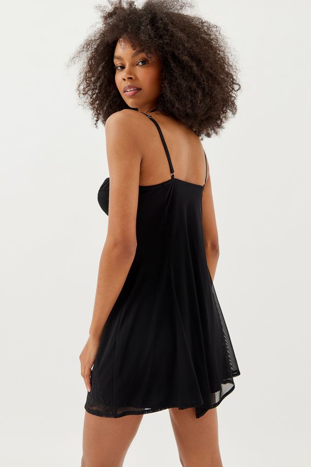 UO Frankie Mesh Bustier Mini Dress | Urban Outfitters