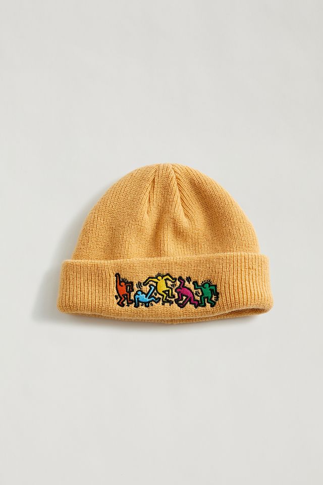 Keith Haring Short Roll Beanie | Urban Outfitters Keith Haring Short Roll Beanie | Urban Outfitters