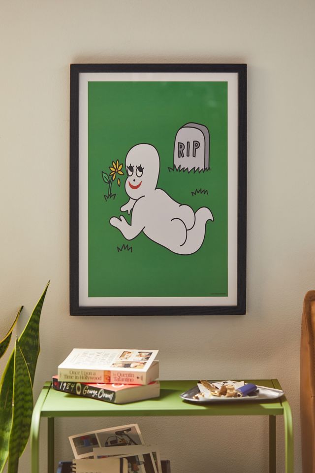Magic Society RIP Ghost Art Print | Urban Outfitters Canada