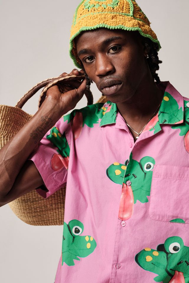 OBEY Frogman Woven Shirt | Urban Outfitters