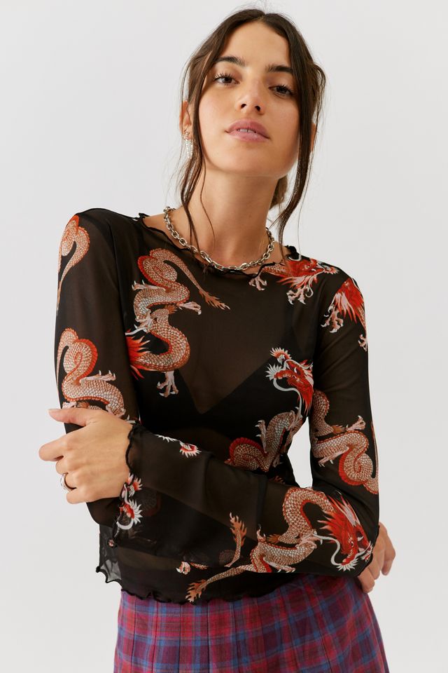 Urban Renewal Remnants Witchy Sleeve Top | Urban Outfitters