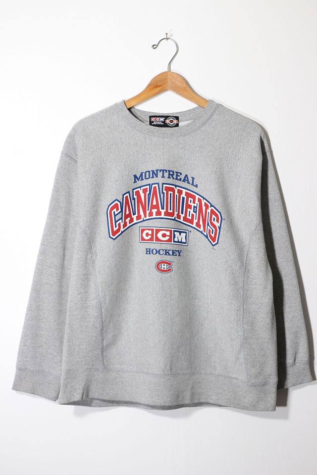 Vintage Montreal Canadiens CCM Hockey Crewneck Sweatshirt | Urban ...