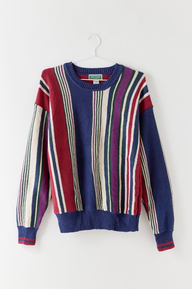 Vintage Striped Ivy Club Sweater | Urban Outfitters