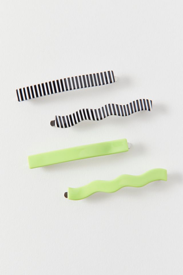 Chunks Lines Slides Barrette Set Urban Outfitters