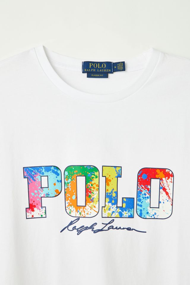 Polo Ralph Lauren Paint Splatter Tee | Urban Outfitters