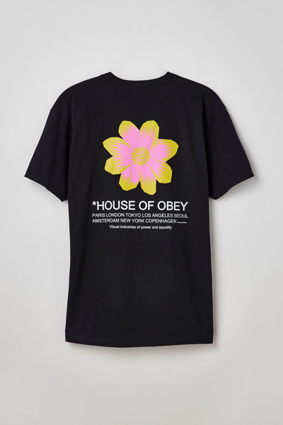 OBEY House Of Obey Flower Tee | Urban Outfitters Canada