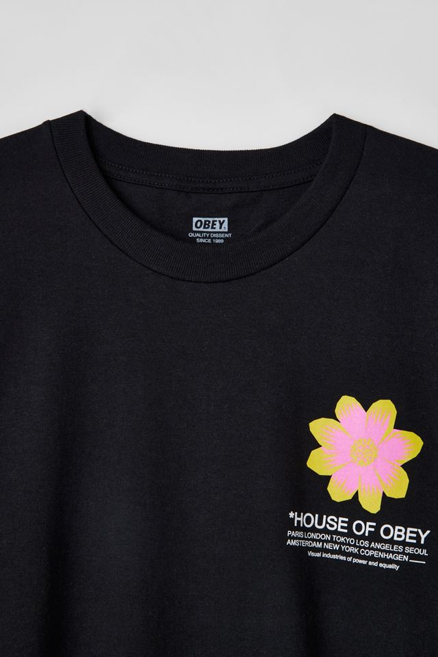 OBEY House Of Obey Flower Tee | Urban Outfitters