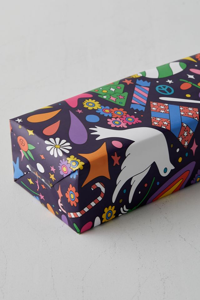 Psychedelic Modern Holiday Wrapping Paper | Urban Outfitters Canada