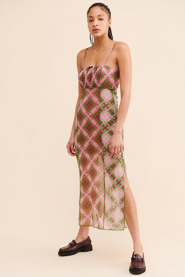 The Ragged Priest Dove Midi Dress | Urban Outfitters