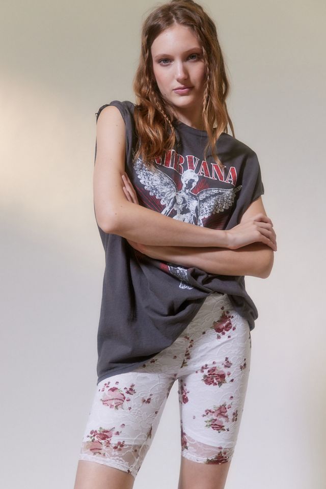 Urban Renewal Remnants Lace Bike Short | Urban Outfitters