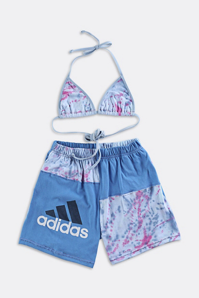 Frankie Collective Rework Adidas Patchwork Tee Short Set 102 | Urban ...