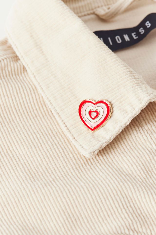 Heart Enameled Pin | Urban Outfitters