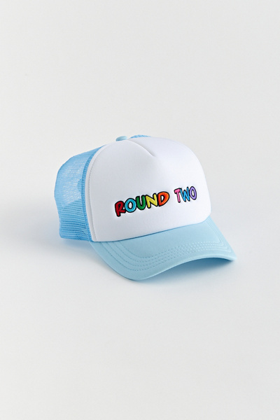 Round Two Multicolor Text Trucker Hat | Urban Outfitters