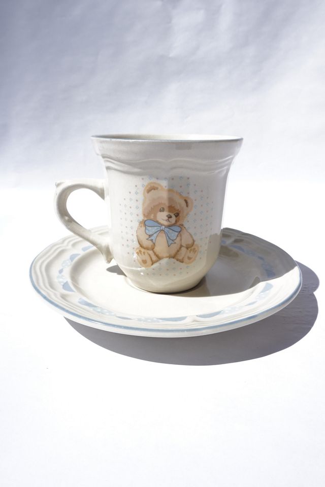 Vintage Bear Cup and Saucer | Urban Outfitters