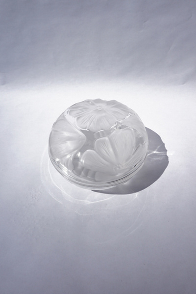 Vintage Frosted Flower Glass Box | Urban Outfitters