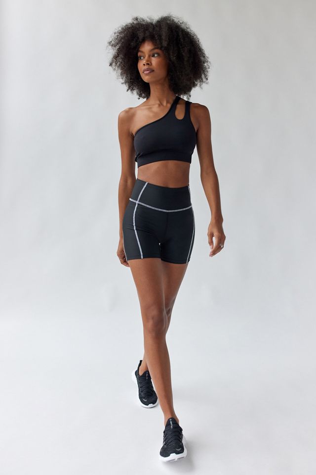 Year Of Ours Robin One Shoulder Cropped Bra Top | Urban Outfitters