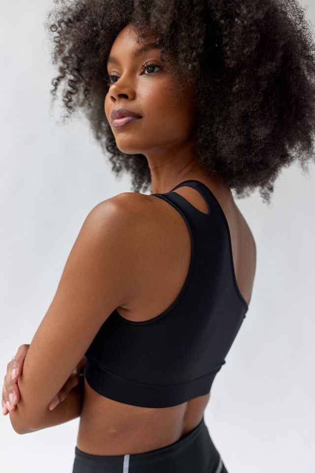 Year Of Ours Robin One Shoulder Cropped Bra Top | Urban Outfitters