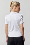 All Access Ribbed Quarter-Zip Polo Top | Urban Outfitters