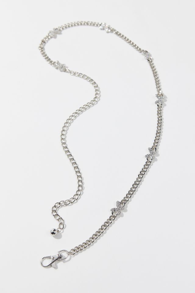 Diamante Butterfly Chain Belt | Urban Outfitters