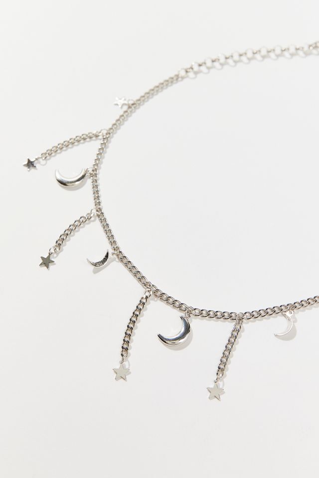 Moon & Stars Dangle Chain Belt | Urban Outfitters Canada