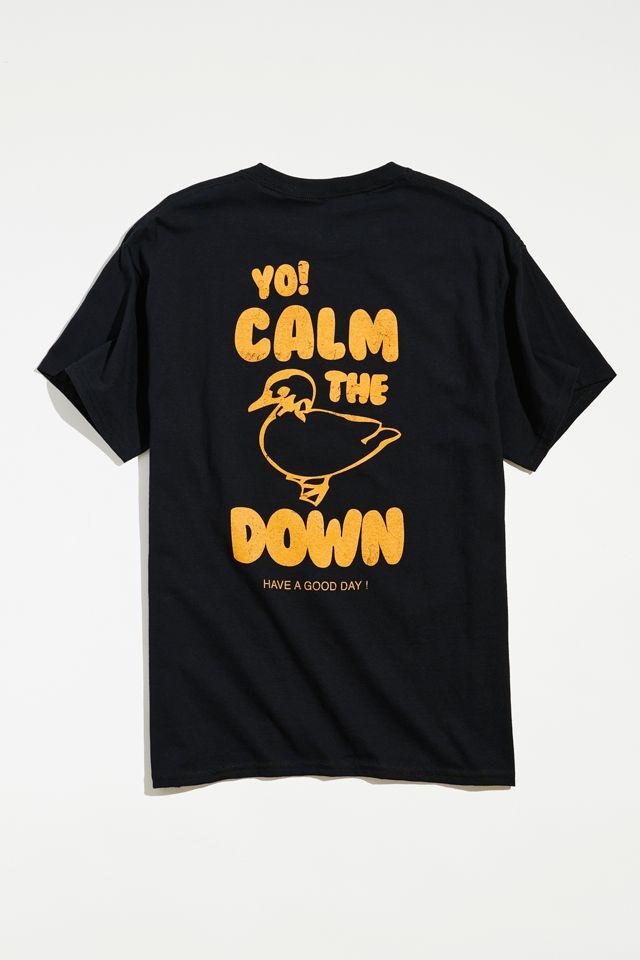 Calm The Duck Down Tee | Urban Outfitters
