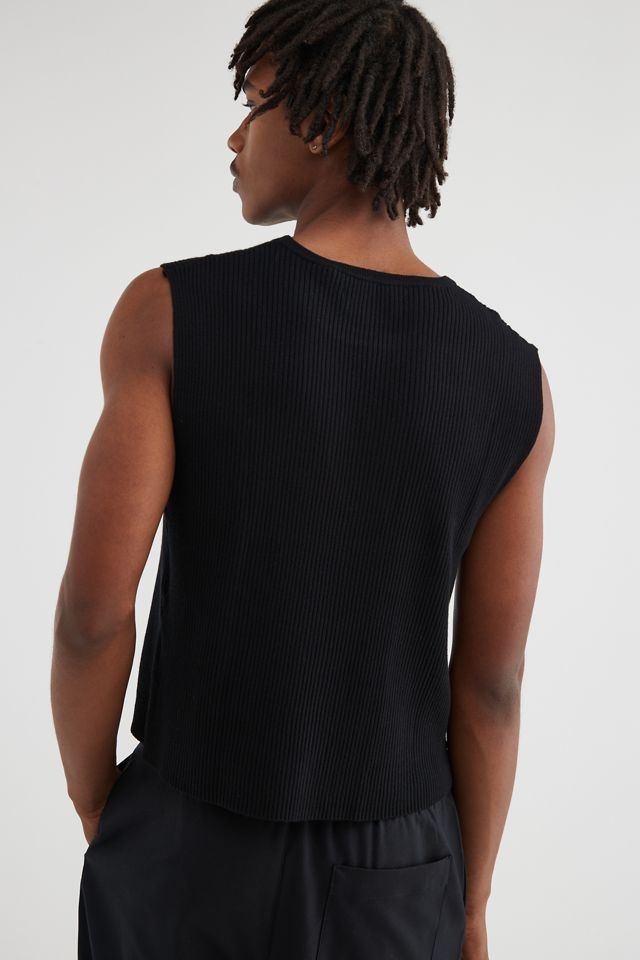Standard Cloth Ribbed Sleeveless Tank Top | Urban Outfitters