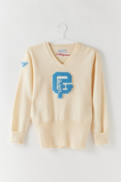 Vintage Varsity V-Neck Sweater | Urban Outfitters