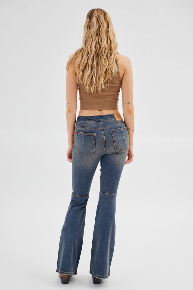 BDG Lace-Up Flare Jean | Urban Outfitters