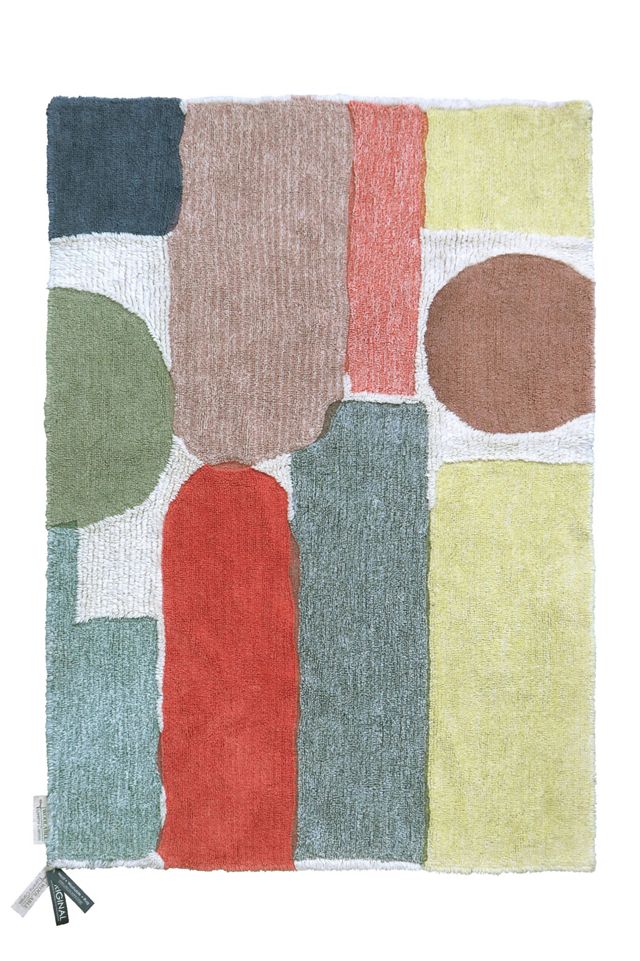 Lorena Canals Abstract Washable Wool Rug | Urban Outfitters