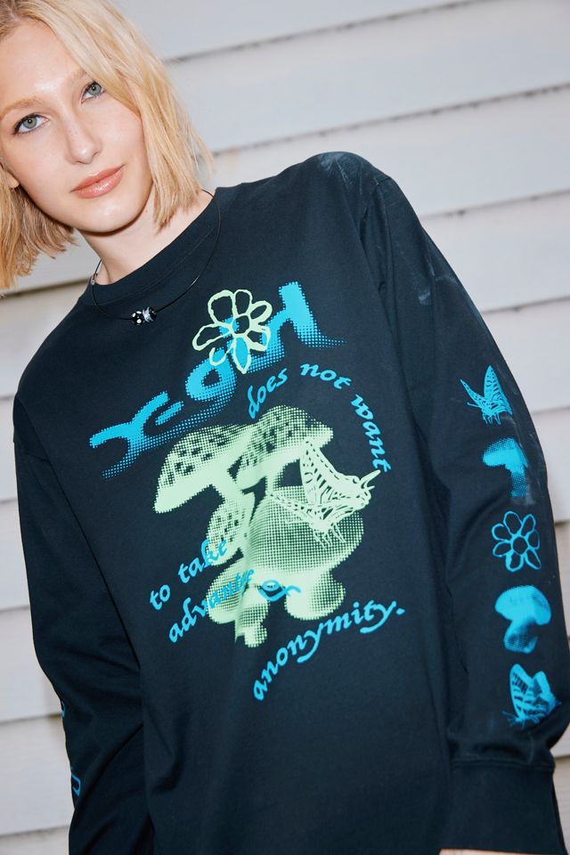 X-girl Mushroom Long Sleeve Graphic Tee | Urban Outfitters Canada