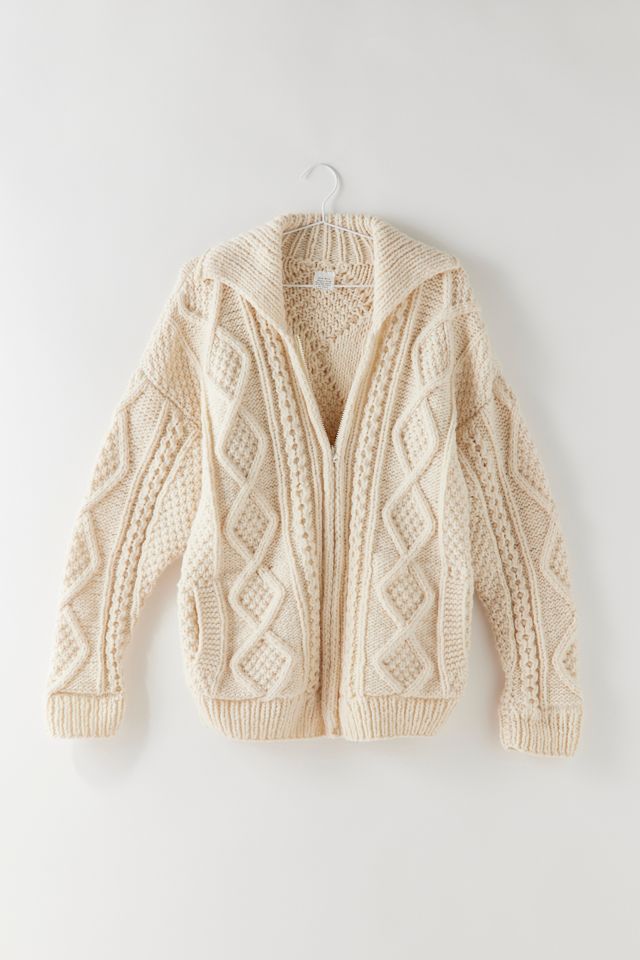 Vintage Zip Crew Neck Sweater | Urban Outfitters Canada