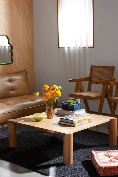 Alex Solid Oak Coffee Table | Urban Outfitters