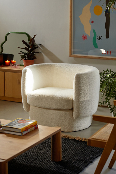 Jamie Boucle Chair | Urban Outfitters