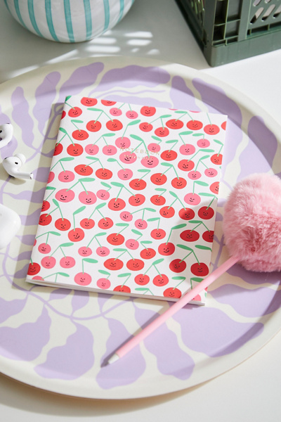 Wrap Cherries Notebook | Urban Outfitters