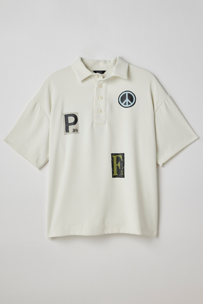 Tee Library Peace Boxy Polo Shirt | Urban Outfitters