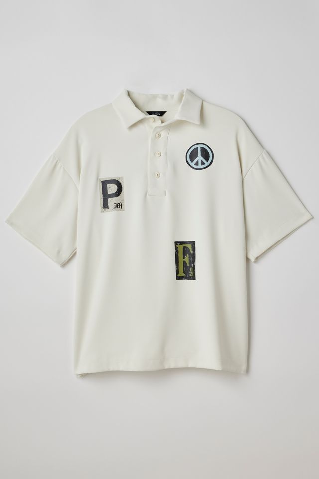 Tee Library Peace Boxy Polo Shirt | Urban Outfitters