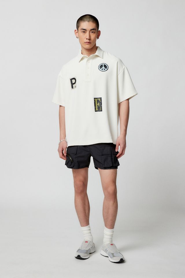 Tee Library Peace Boxy Polo Shirt | Urban Outfitters