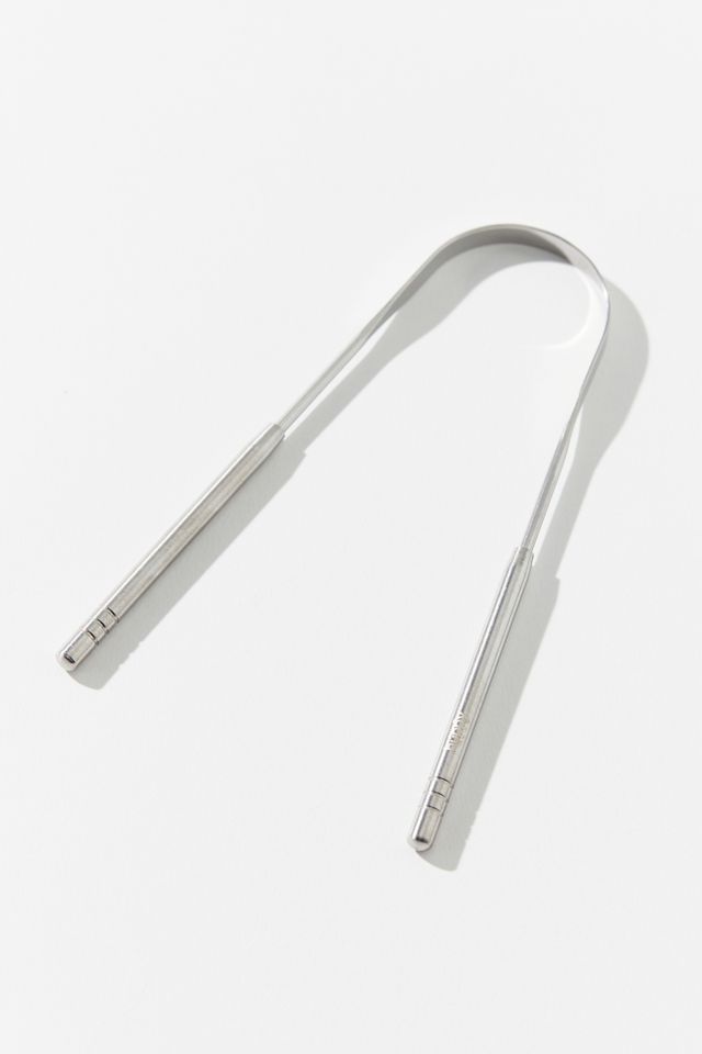 Huppy Stainless Steel Tongue Scraper | Urban Outfitters Huppy Stainless Steel Tongue Scraper | Urban Outfitters