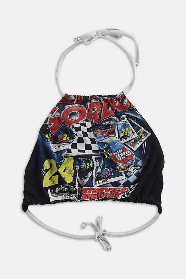 Frankie Collective Rework Racing Halter Top 009 | Urban Outfitters