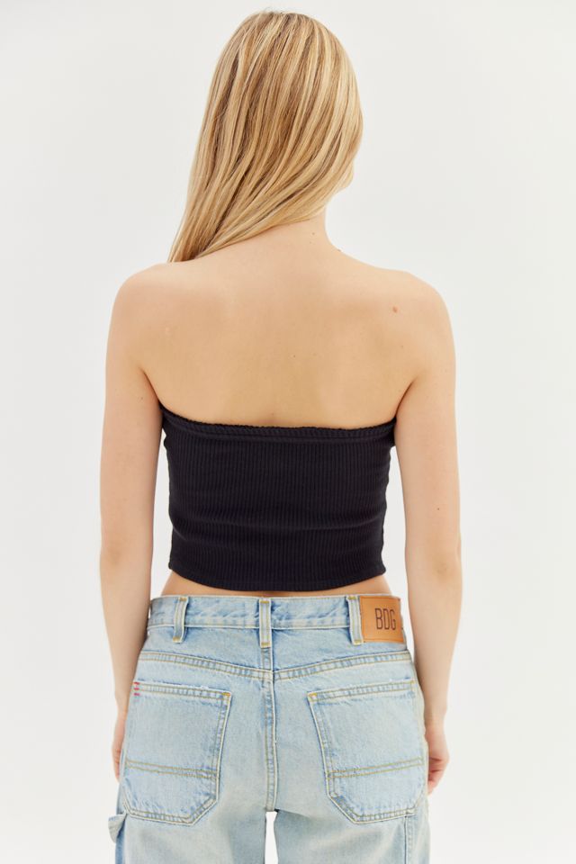 UO Ruched Tube Top | Urban Outfitters