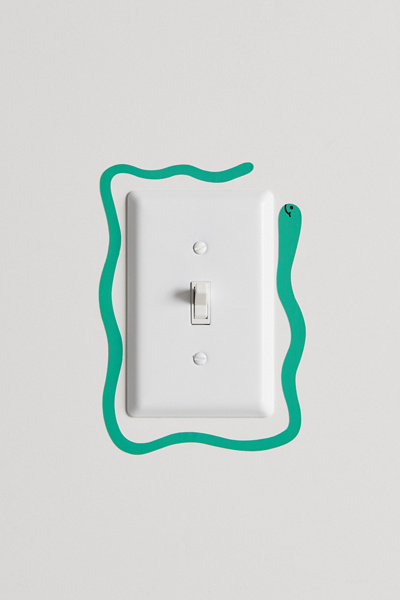 Snake Light Switch Decal | Urban Outfitters