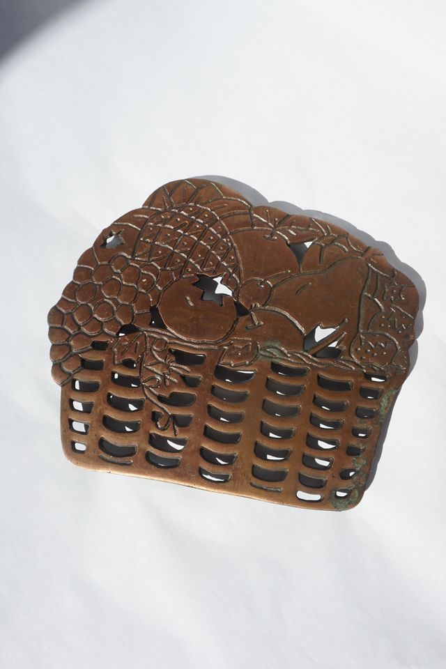 Vintage Fruit Basket Trivet | Urban Outfitters