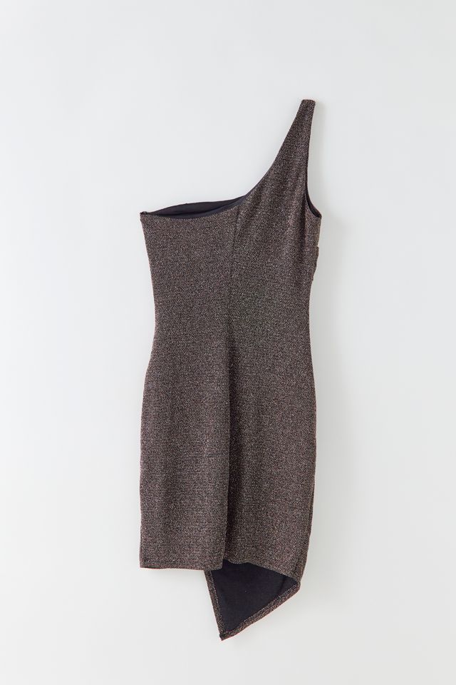 Vintage One Shoulder Shimmer Dress | Urban Outfitters