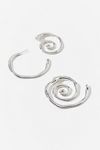 Spiral Front/Back Hoop Earring | Urban Outfitters