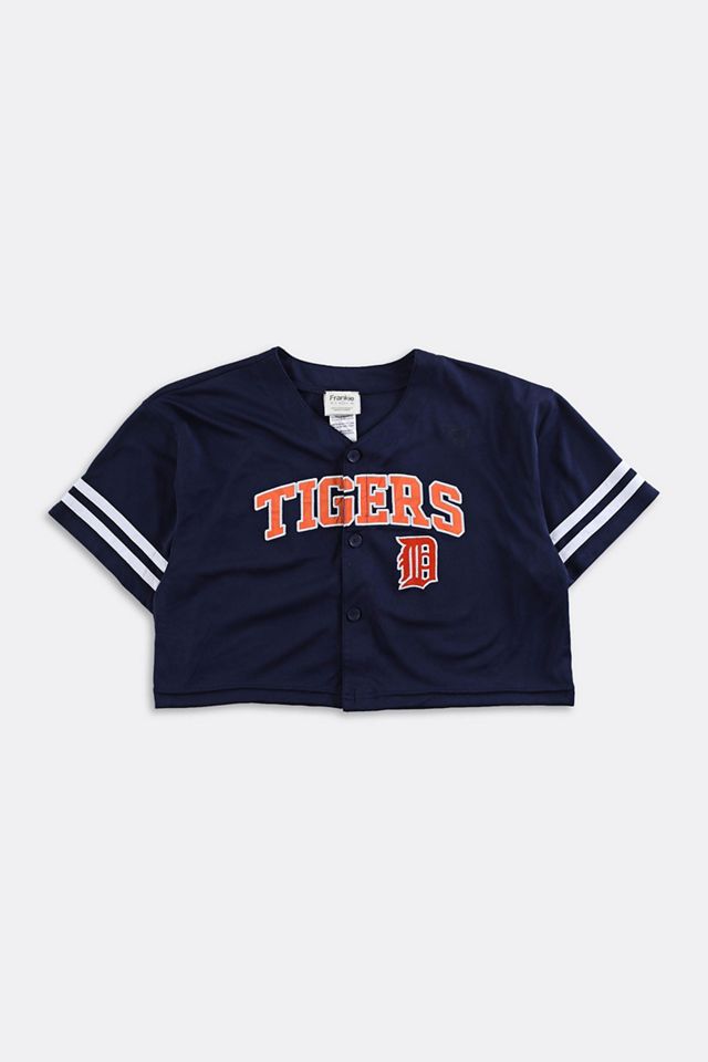 Frankie Collective Rework Tigers Crop Jersey | Urban Outfitters