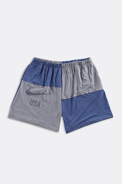 Frankie Collective Rework Nike Patchwork Tee Shorts 044 | Urban Outfitters